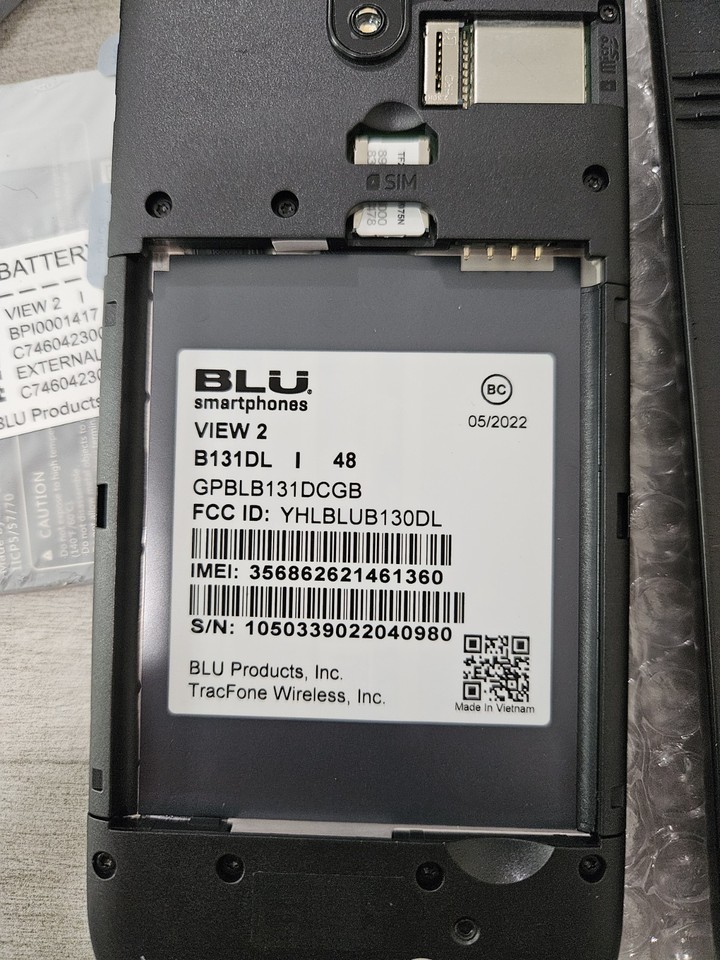 Tracfone/Safelink BLU View 2 - B131DL - 32GB - Black - Prepaid ...