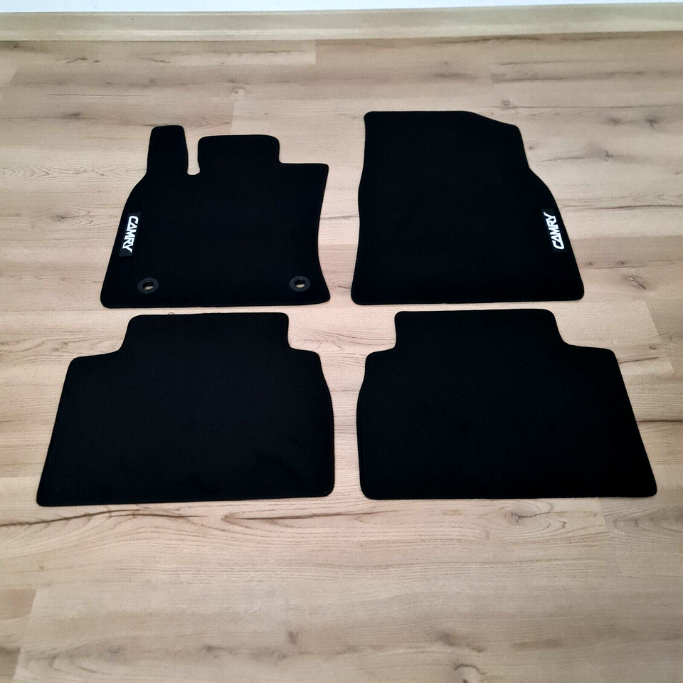 Car Floor Mats Velour For Toyota Camry Waterproof Black Rugs Carpet ...