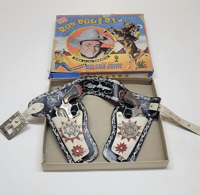 Roy Rogers "King of the Cowboys” Holster, George Schmidt 9” pistols | eBay
