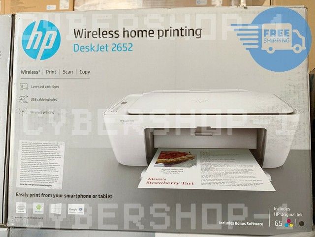 HP Deskjet 2652 All-in-one Home Office Work Printer White Ink Included ...