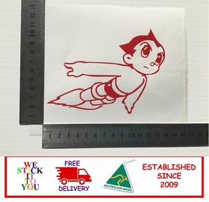 ASTRO BOY BUMPER STICKER, VINYL DECAL, 9 colours, Brand new | eBay