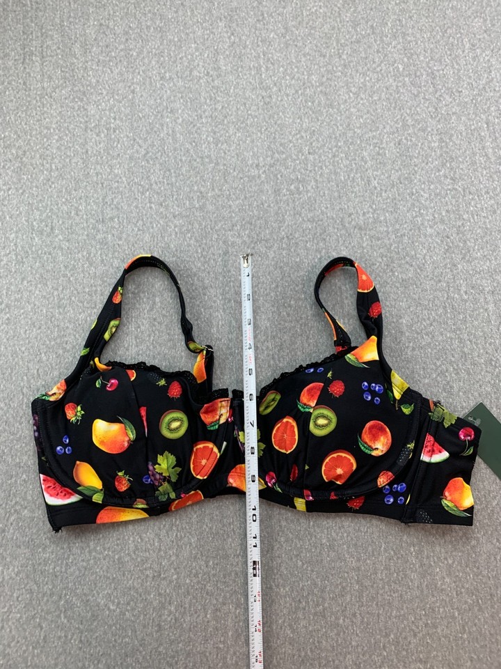 Wild Fable Cross Back Underwire Bikini Swimsuit Top Women 16 Black ...