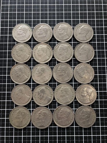 Thailand 1 Baht Old Coins 20Piece Set Foreign Currency Used | eBay