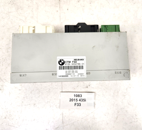 14-20 OEM BMW F33 F83 435 440 M4 Convertible CTM Roof Folding Top ...