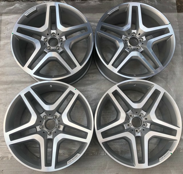 1 Genuine OEM MERCEDES GL GLS GLE 21" AMG Alloy Wheel Rim A1664012502 ...