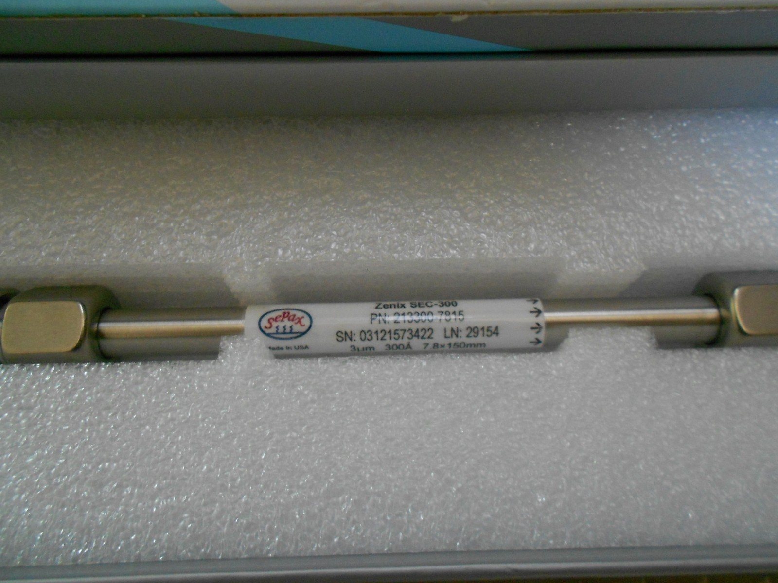 New Sepax Technologies Zenix SEC-300 HPLC Column 3µm 300Å 7.8×150mm ...