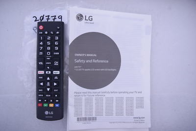 LG 43UK6300BUB AKB75375604 REMOTE CONTROL & OWNERS MANUAL 20779 | eBay