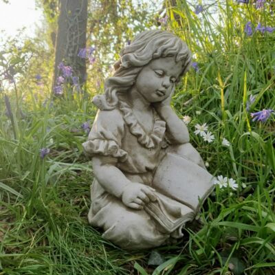 Reading Girl Statue | Reconstituted Stone Classical Concrete Garden ...