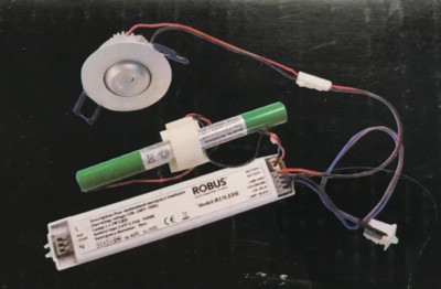 ROBUS R13LEDE 3w Non-Maintained 20° Adjustable Emergency Downlight (212 ...