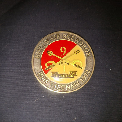 1st Squadron 9th US Cavalry Challenge Coin - Vietnam 1965 - 1972 | eBay
