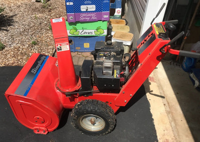 Simplicity Snow-Away Walk Behind Snowblower, 24" Clearing Width, 8.0 HP ...
