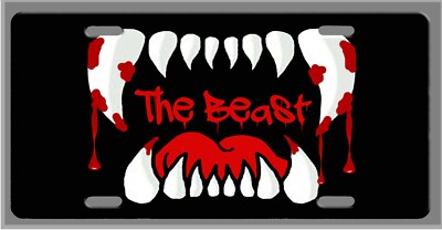 L@@K The Beast Gift Car Vanity Tag License Plate | eBay