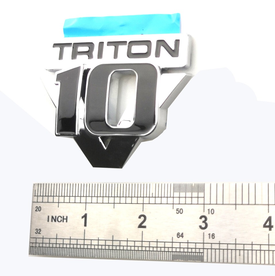 2Pack V10 Triton Emblems, 3D Decals Stickers Emblems for F Series ...