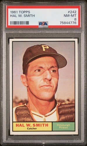 1961 Topps #242 Hal W. Smith PSA 8 | eBay