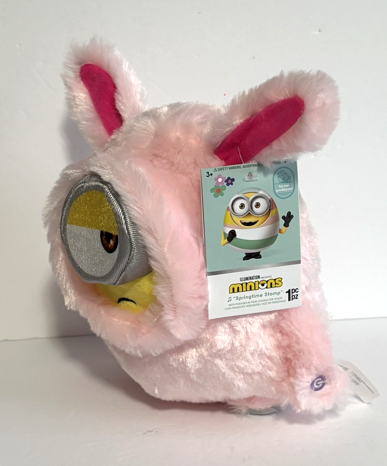 Gemmy Minions NEW with Tags Dancing Stuart Springtime Easter Stomp | eBay