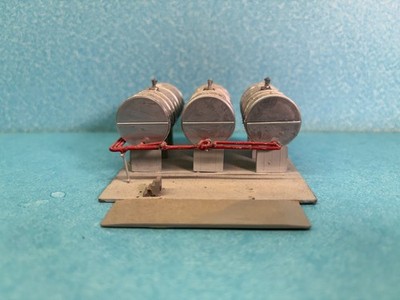 N Scale Scratch Built Drive Up Fuel Depot With 3 Tanks | eBay