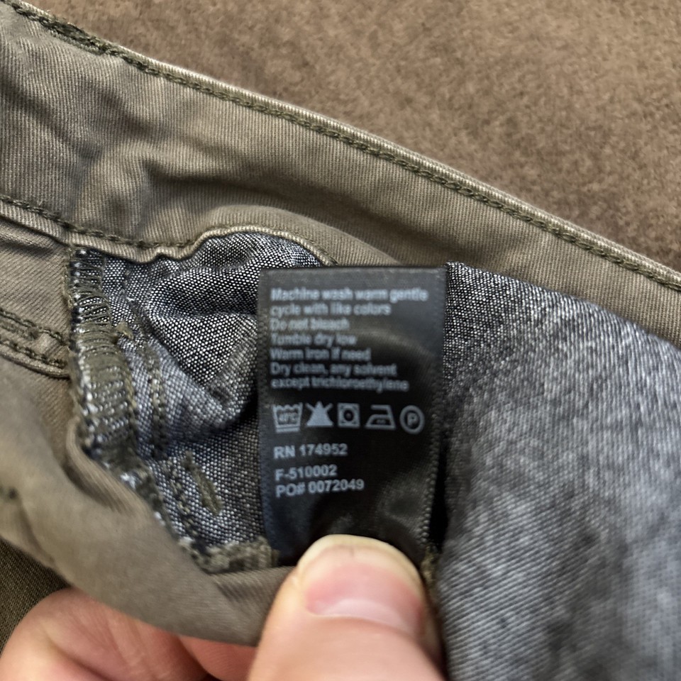 FLINT AND TINDER HB Military Olive 365 5-Pocket Stretch Straight Fit ...