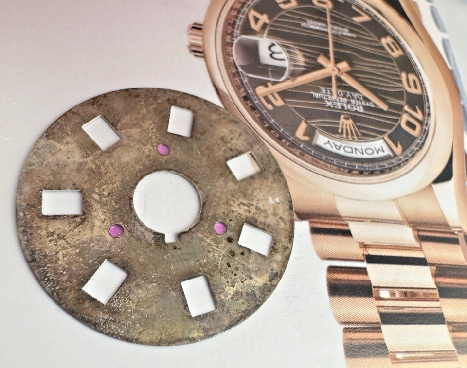 Rolex Watch Factory Refinish Day Wheel Disc Ref.18038-24.5-25mm White ...