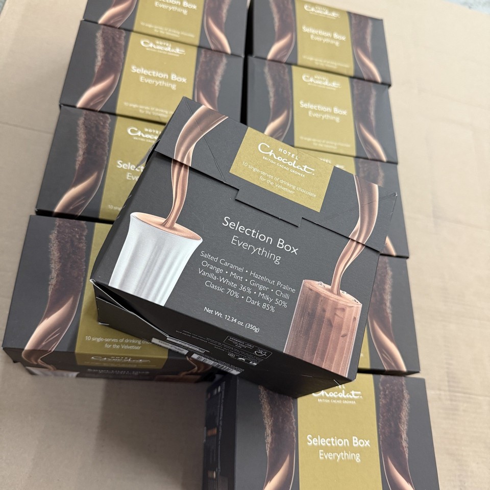 Hotel Chocolate Velvetiser Sachets Selection Everything OUT OF DATE 10 ...