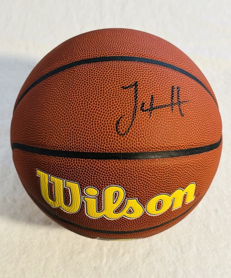 Tyrese Halliburton Signed Indiana Pacers Full Size NBA Basketball COA ...