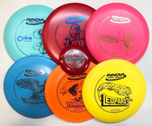NEW FRISBEE DISC GOLF INNOVA BUILD YOUR OWN 6 PACK DX STARTER SET W ...