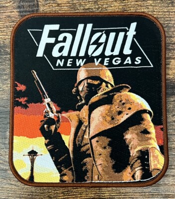 Fallout New Vegas Woven Patch Brown Border Video Game Sold Out | eBay