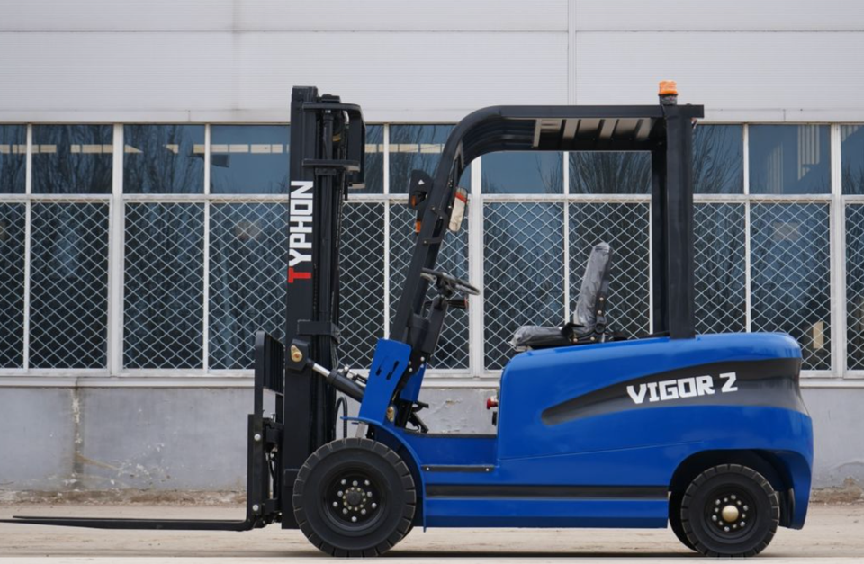 New TYPHON VIGOR 2 Blue Electric Forklift 4400lbs Lifter Lift Truck ...