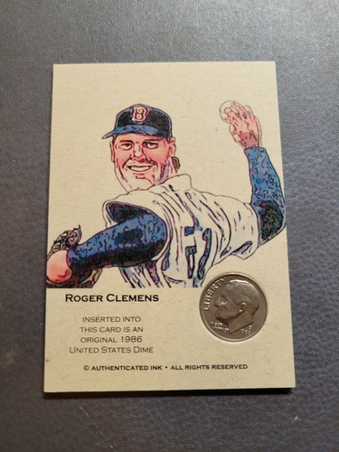 Roger Clemens Authenticated Ink 1986 Dime Card | eBay