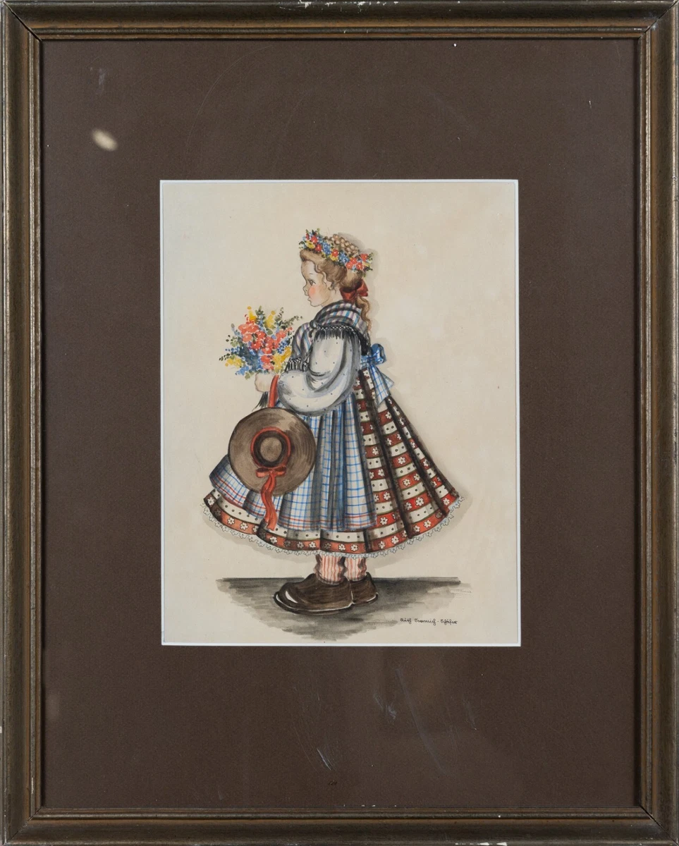 Dutch Girl Drawing