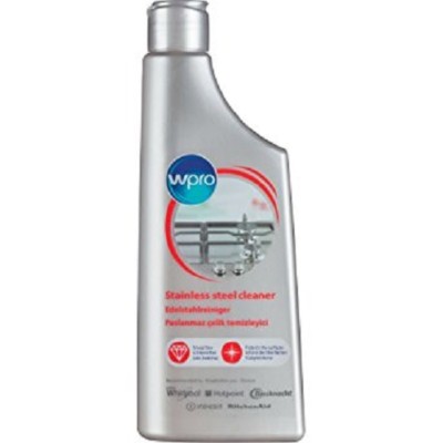WPRO BY HOTPOINT STAINLESS STEEL CLEANER CREAM 250ML HOBS COOKERS ETC ...