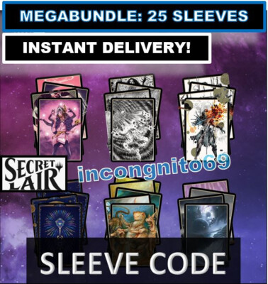 MAGIC MTGA MTG ARENA CODE CARD SECRET LAIR OCTOBER 2022 BIG FOIL 25 ...