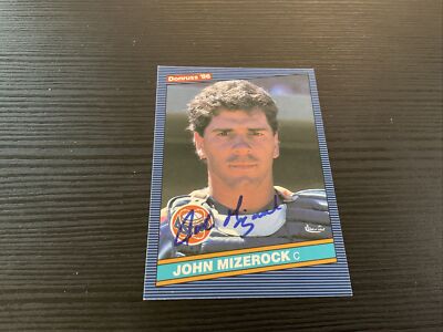 John Mizerock #502 signed autograph auto 1986 Donruss Baseball Trading ...