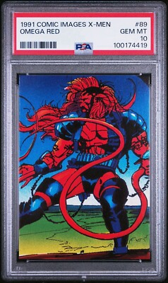 💎 1991 91 COMIC IMAGES MARVEL X-MEN #89 OMEGA RED CARD PSA 10 🔥 | eBay