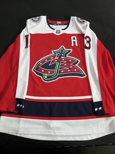 Adidas Authentic Columbus Blue Jackets Reverse Retro 1.0 Cam Atkinson ...