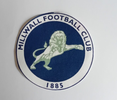 Millwall FC Football Club Upcycled Cotton Iron on Crest Badge patch ...