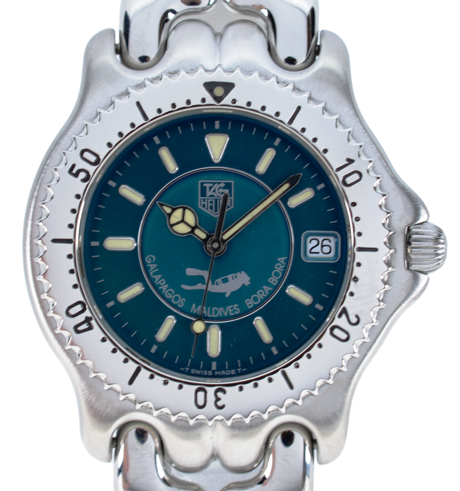 Rare Limited Edition Men's 38mm SEL Tag Heuer "Teal" Bora Bora WG111K ...