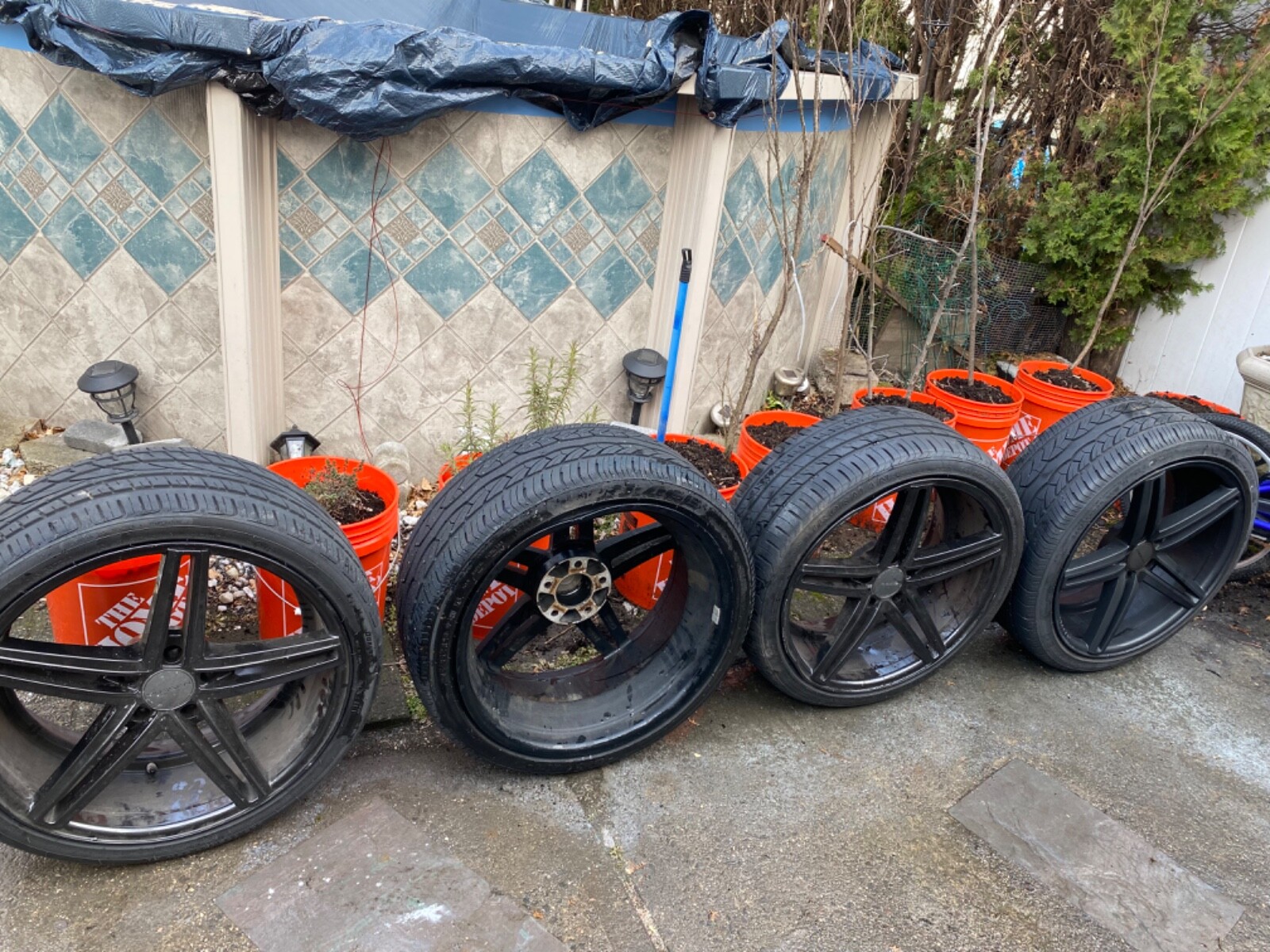 used 20 inch rims and tires 245ZR 35 20 | eBay