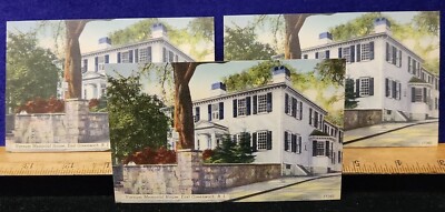 3X VINTAGE ANTIQUE R.I. RI RHODE ISLAND POST CARDS LOT VARNUM MEMORIAL ...