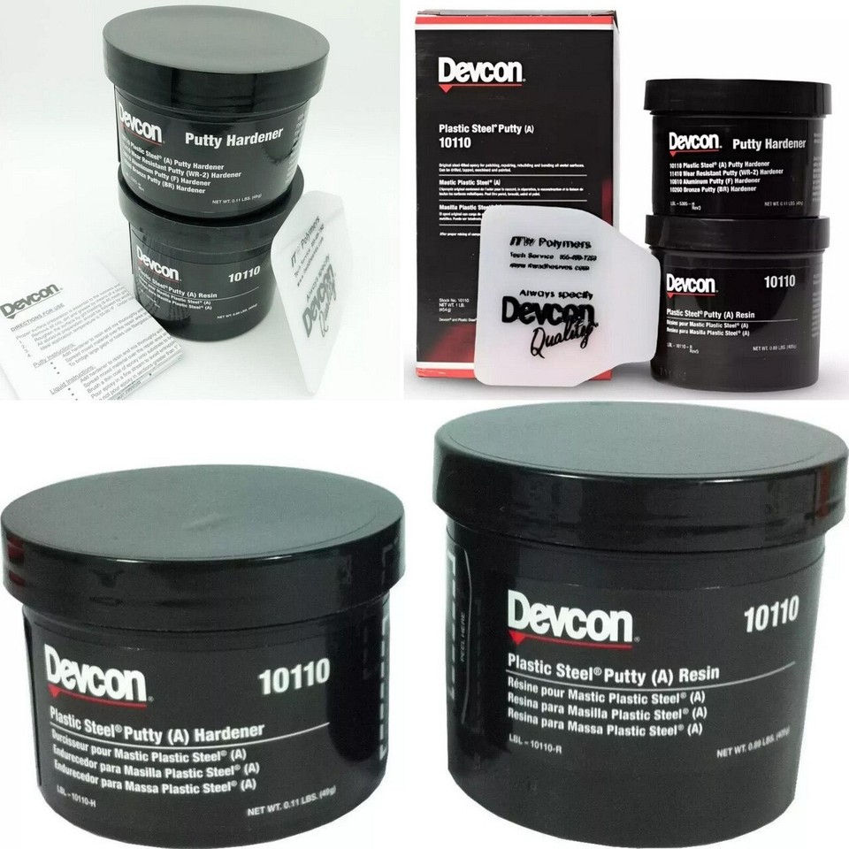 DEVCON 10110 PLASTIC STEEL PUTTY (A) 1 lb. Kit NEW | eBay