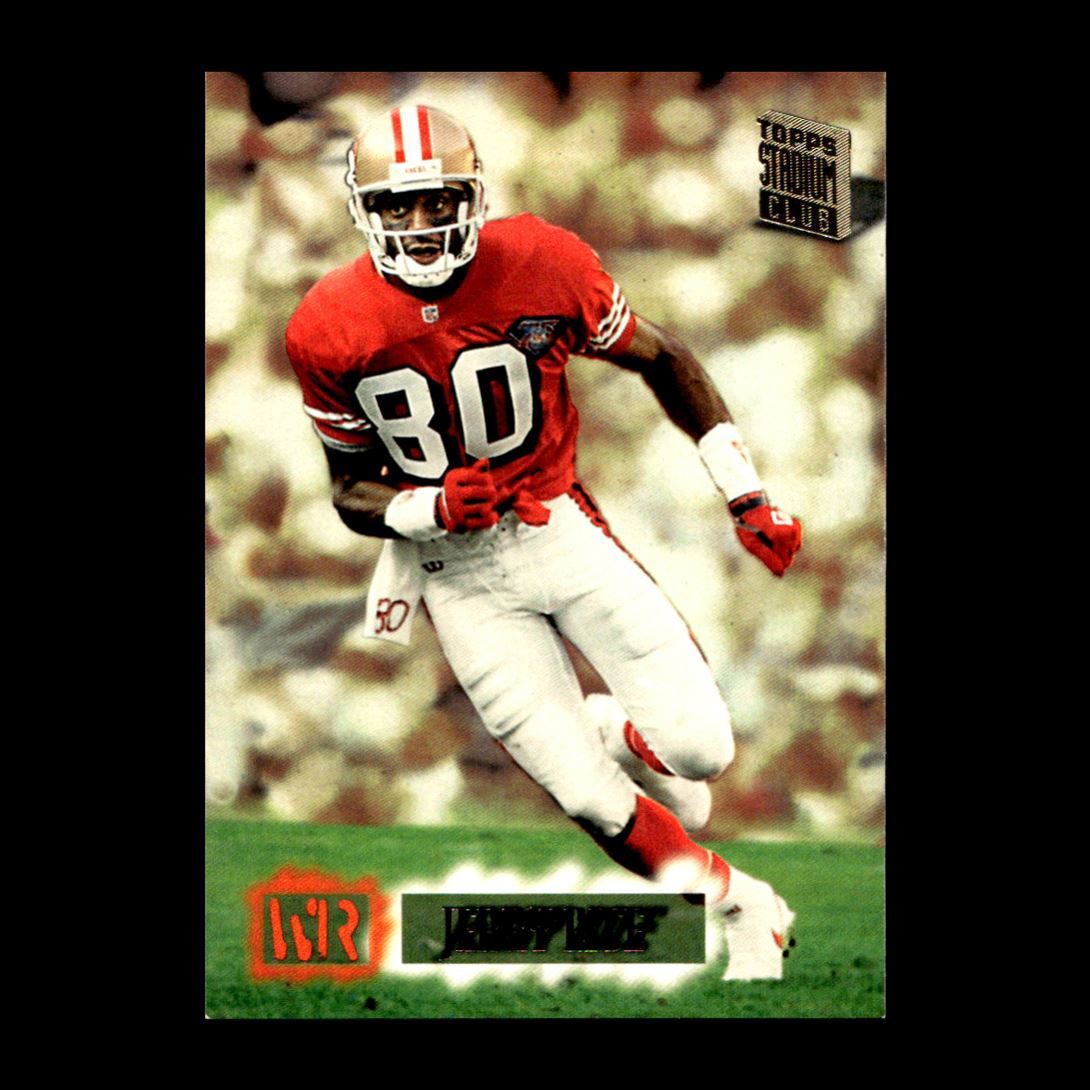 Jerry Rice 1995 Stadium Club San Francisco 49ers #550 R307 | eBay