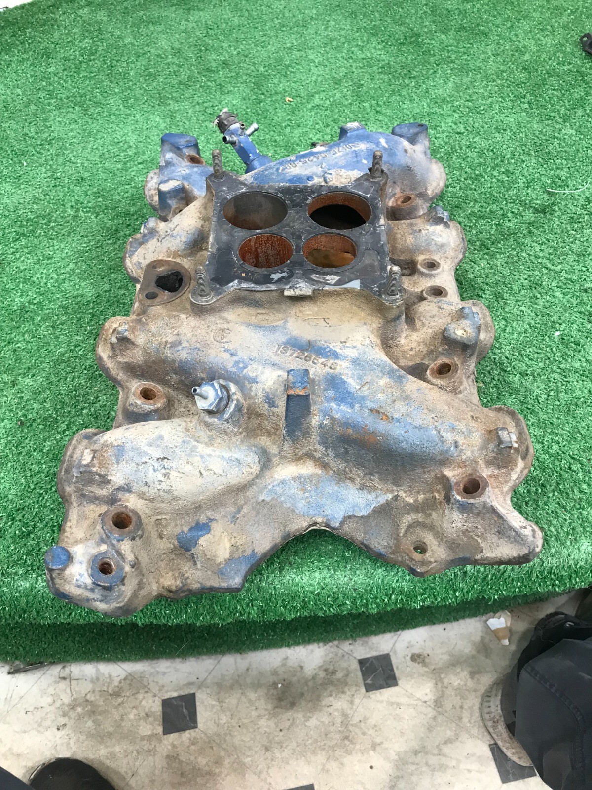 Ford 351C 351 Cleveland Mustang Spread Bored Intake Manifold D1ZE-9425 ...