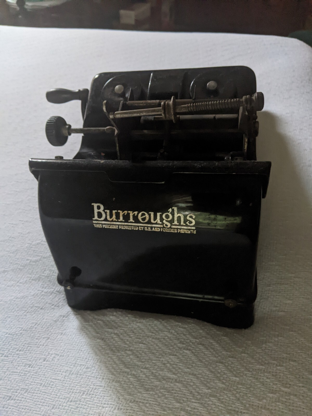 Antique Burroughs Mechanical Adding Machine | eBay