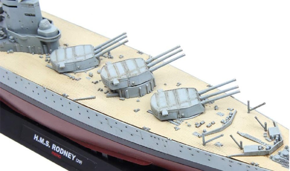 Meng Model 1/700 British Royal Navy Battleship HMS Rodney 29 Plastic ...