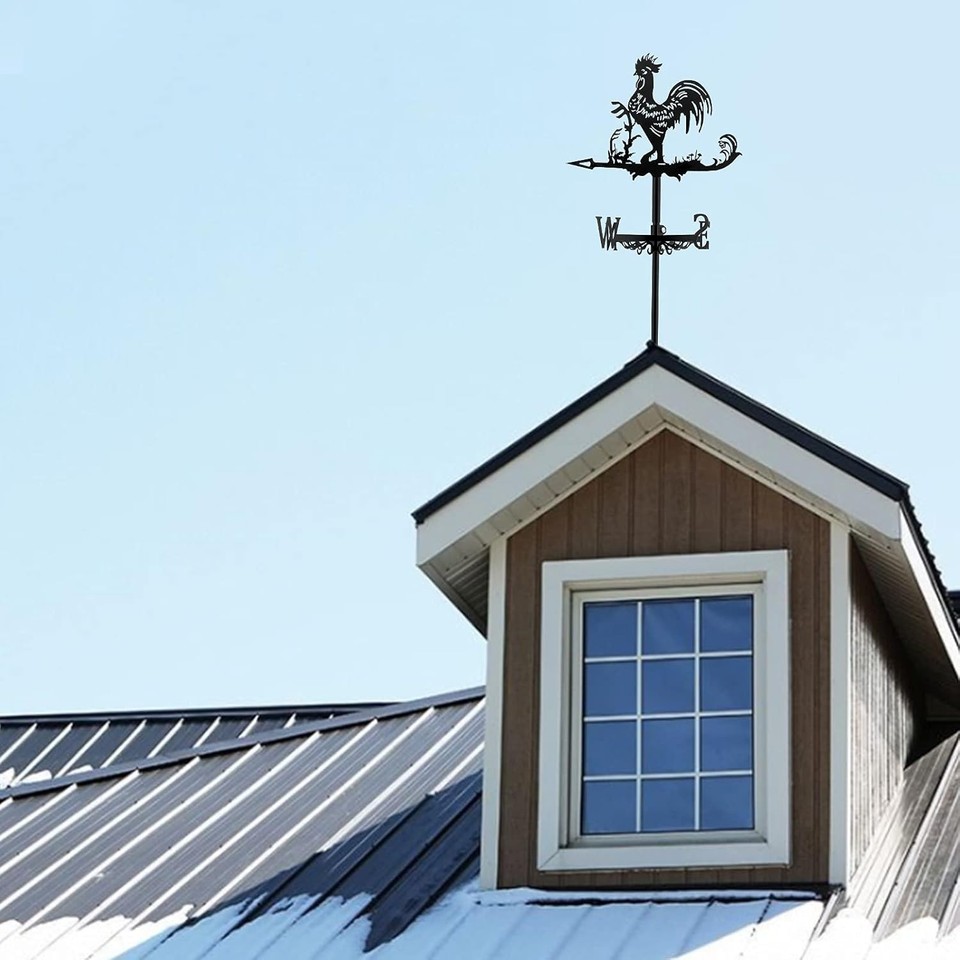 SUPERDANT Rooster Weather Vane Rooftop Animals Wind Vanes | eBay