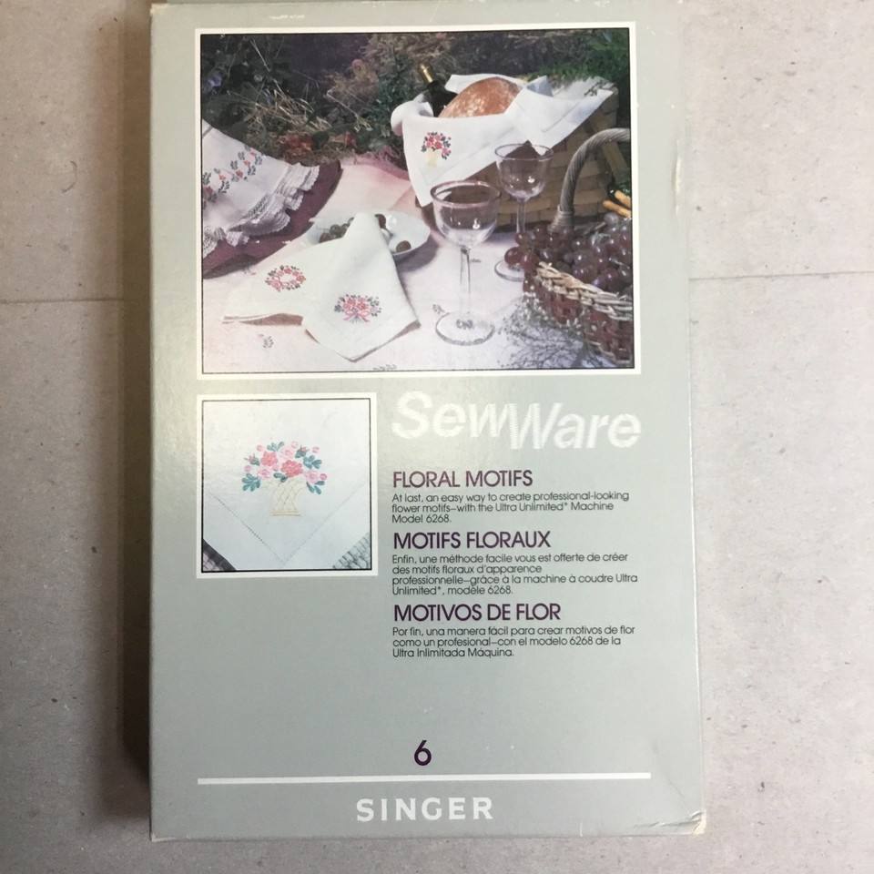 Vintage Singer Embroidery Attachment for Sewing Machine 6268 With Sew ...