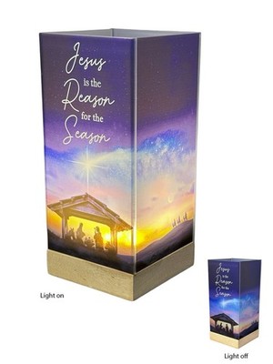 LED Christmas Light Lamp - Jesus is the Reason | eBay UK