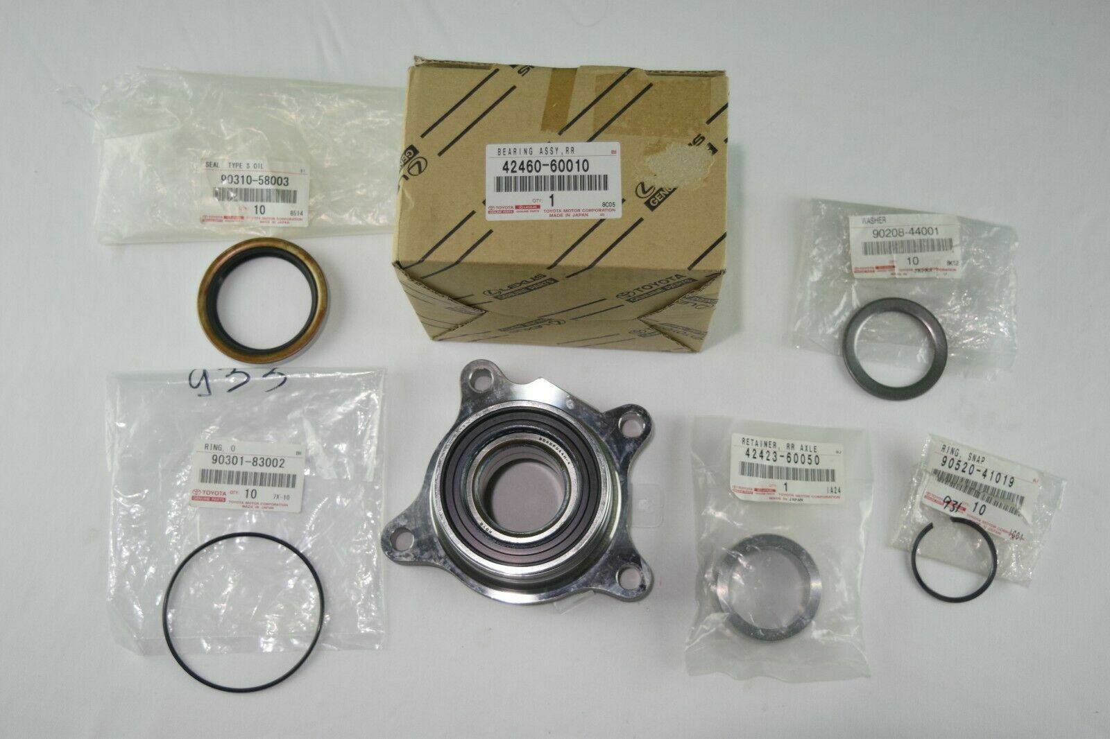 Genuine Toyota 4Runner 2003-2018 Wheel Hub Bearing Rear Left 4246060010 ...