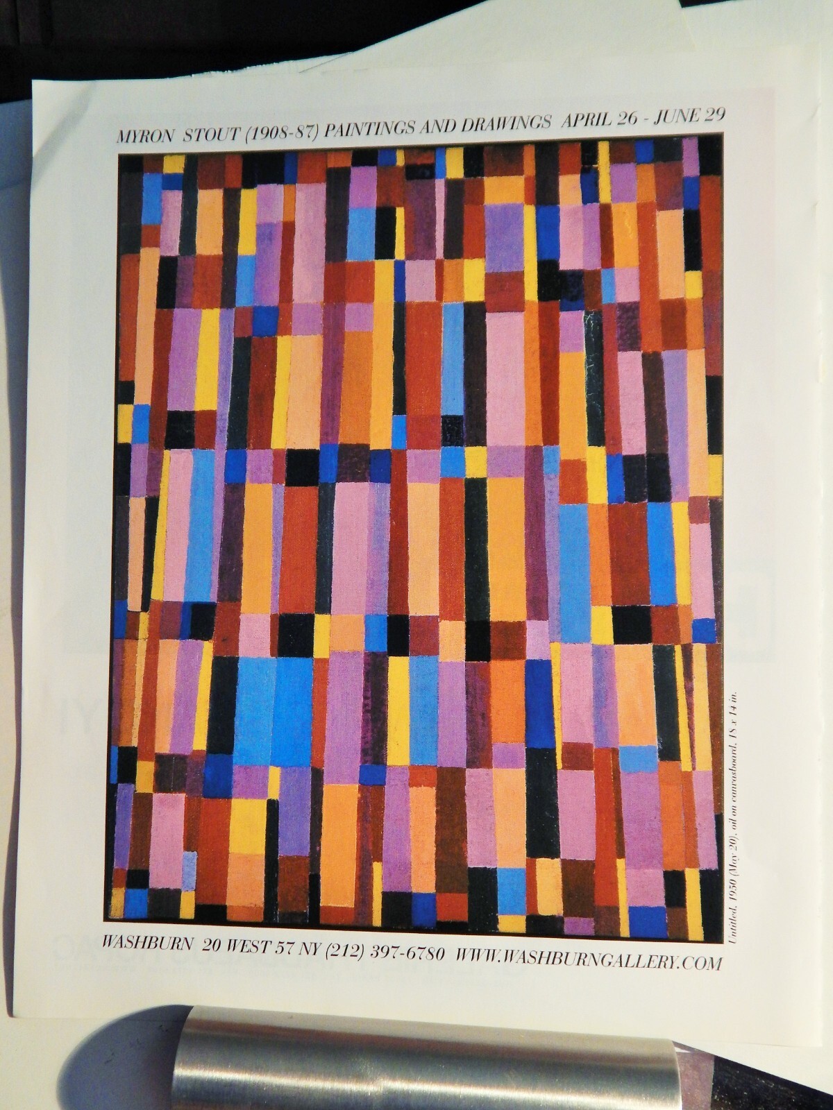 MYRON STOUT ART PIECES VTG ORIG 2007 ADVERTISEMENT | eBay