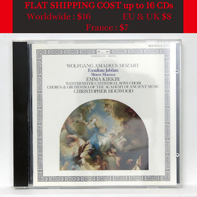 HOGWOOD ⸺ MOZART Exsultate Jubilate ⸺ L'OISEAU-LYRE CD full silver NM ...