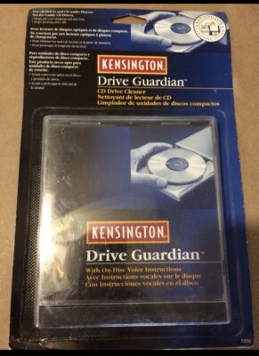 KENSINGTON Drive Guardian CD Drive Cleaner w/ On-Disc Voice Instruction ...